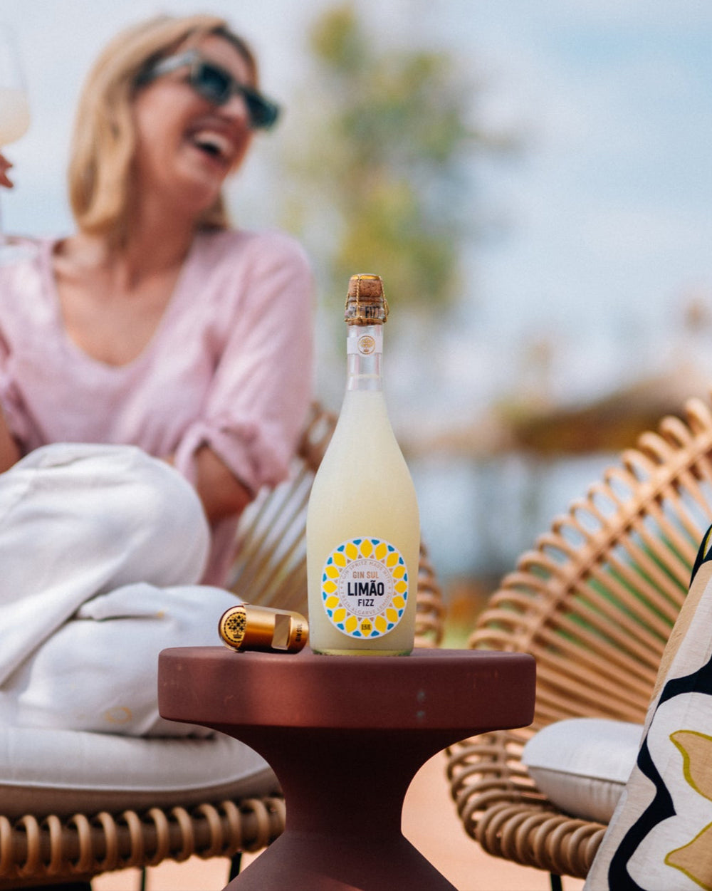 Gin Sul Limão Fizz » Fertig gemixter Gin Fizz Apéritif